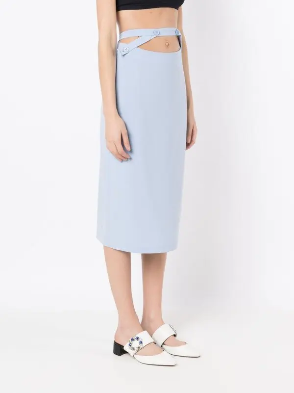 GLORIA COELHO Cut-out Pencil Skirt