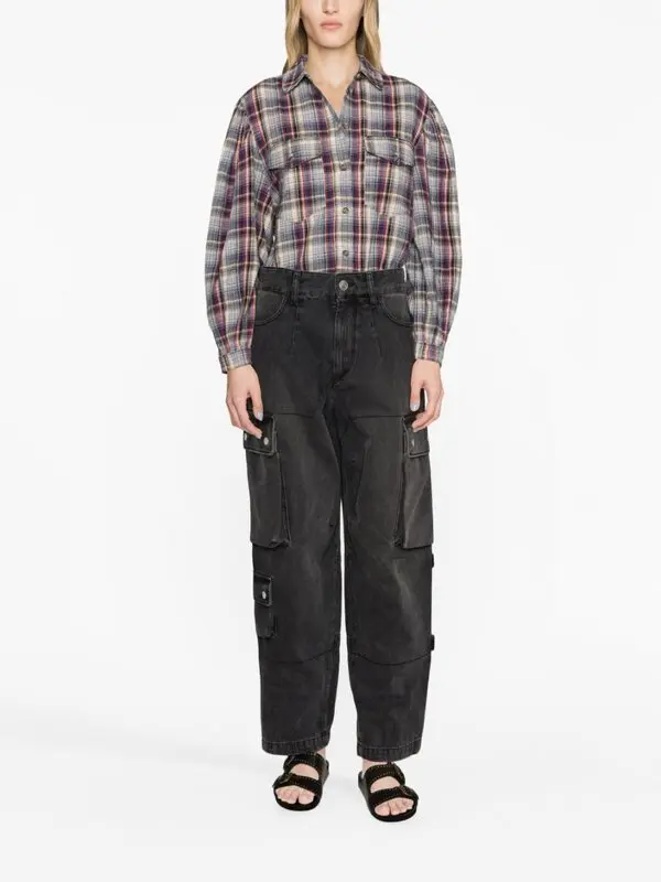 MARANT ETOILE Lidzy Plaid Shirt