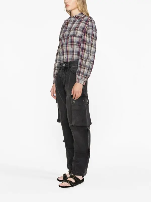 MARANT ETOILE Lidzy Plaid Shirt