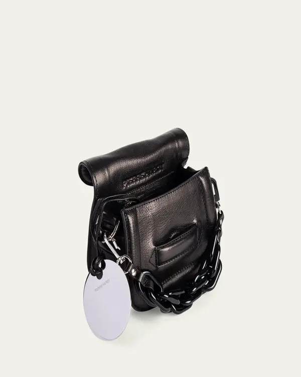 Pierre Hardy Alpha Micro Leather Shoulder Bag