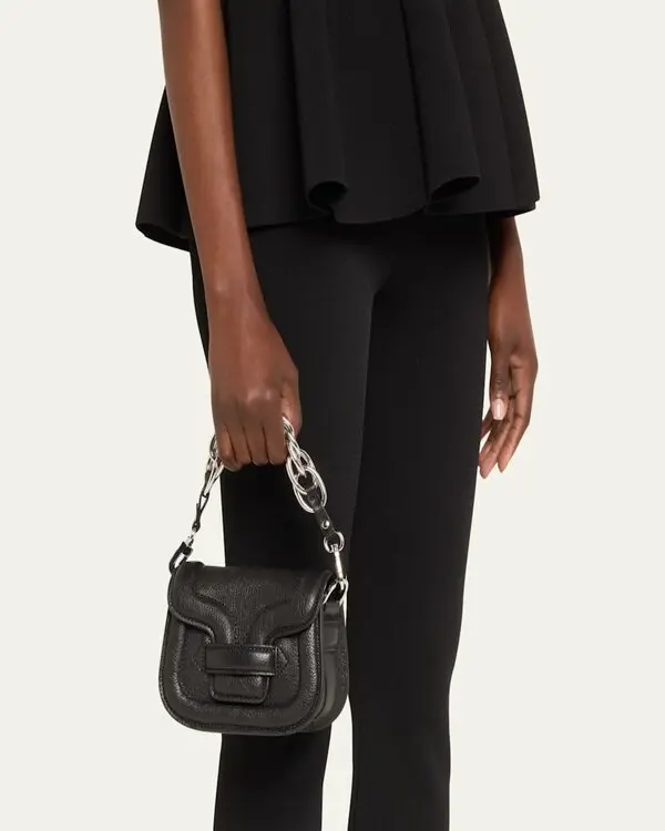 Pierre Hardy Alpha Micro Leather Shoulder Bag