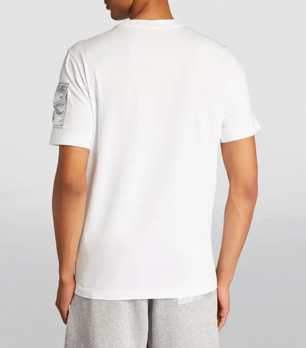 Moncler Sleeve-Pocket T-Shirt - White | Editorialist