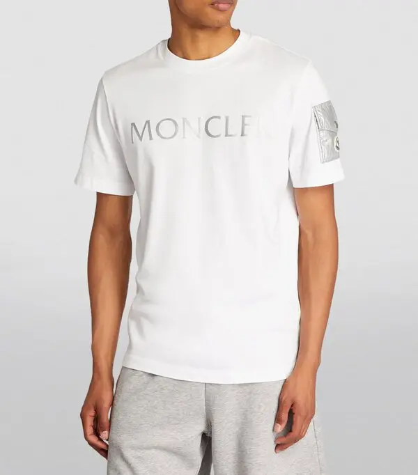 Moncler Sleeve-Pocket T-Shirt - White | Editorialist