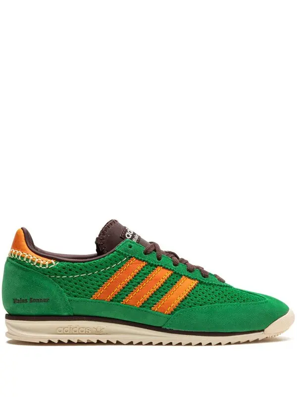 Adidas X Wales Bonner Sl72 Suede Sneakers - Green