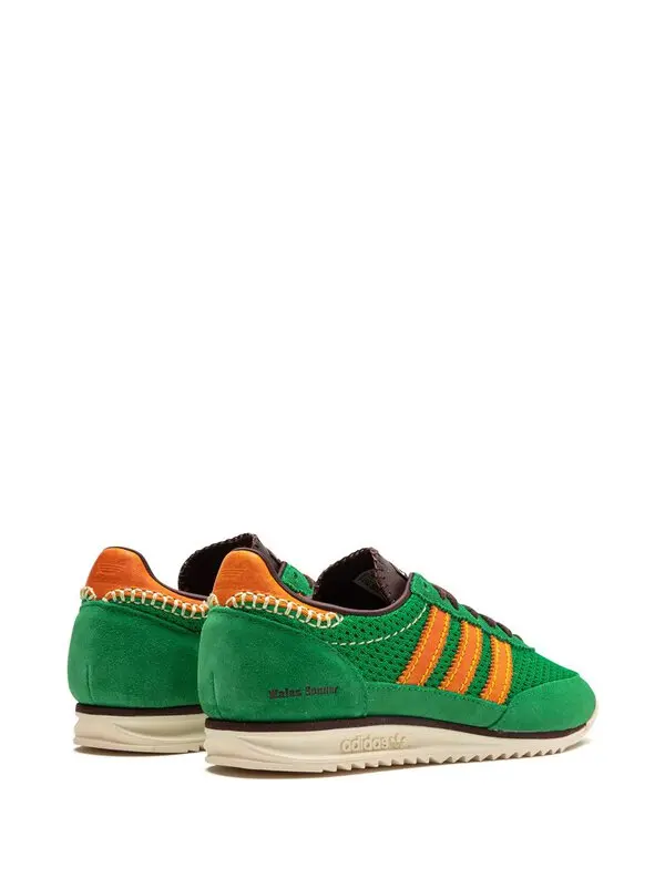 Adidas X Wales Bonner Sl72 Suede Sneakers - Green