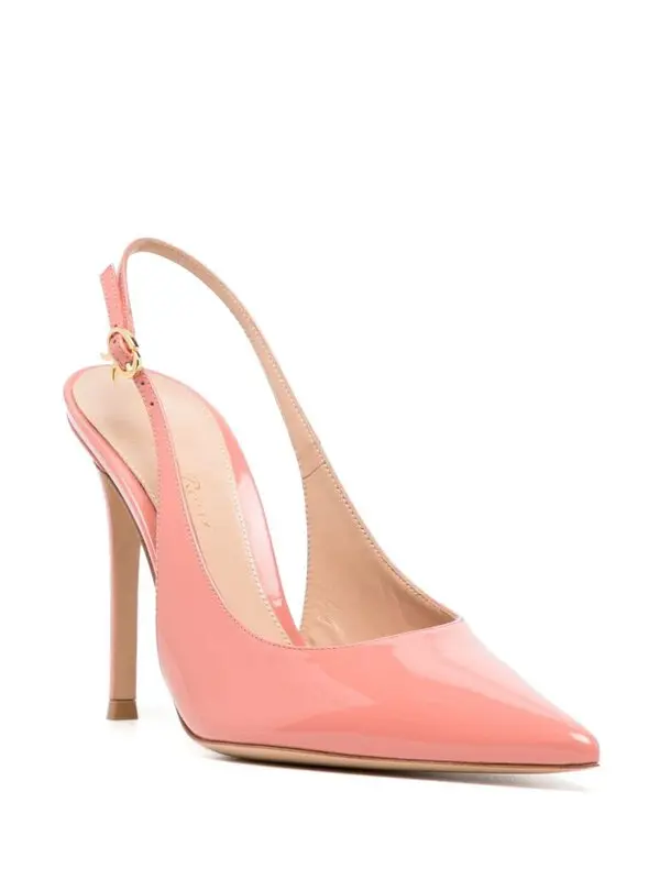 GIANVITO ROSSI 110mm Pointed-toe Leather Pumps