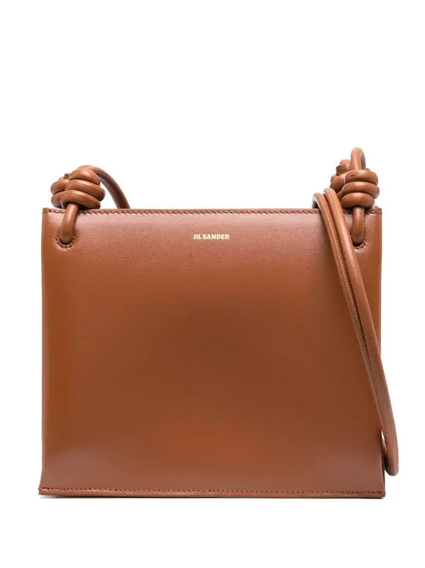 JIL SANDER Logo-embossed Shoulder Bag