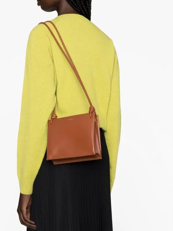 JIL SANDER Logo-embossed Shoulder Bag