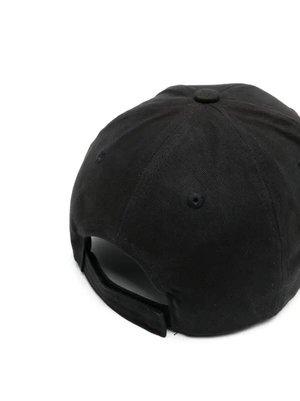 Zadig&Voltaire Logo Embroidered Cotton Cap - Black