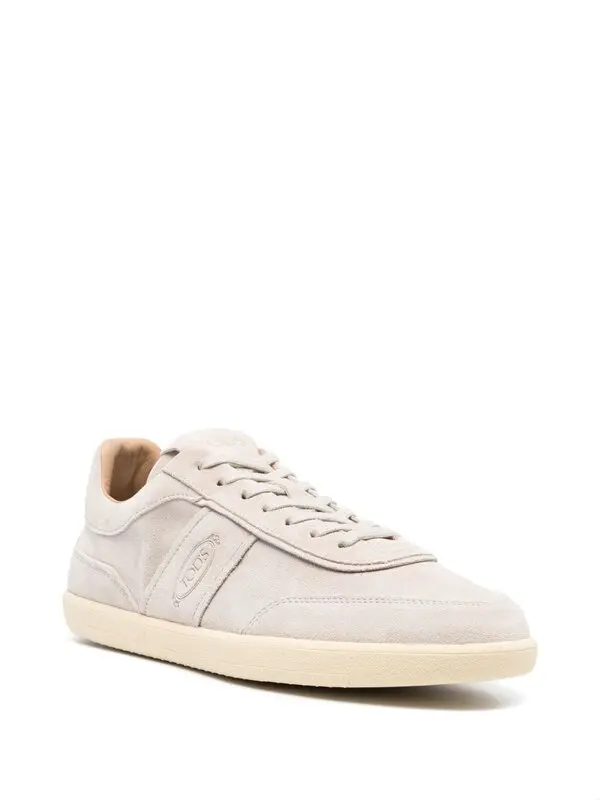 TOD'S Suede Low-top Sneakers - Neutrals
