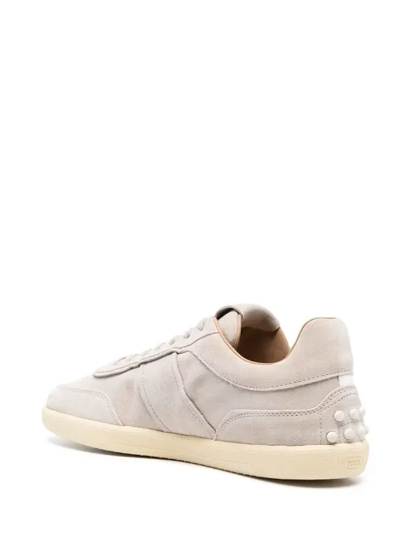 TOD'S Suede Low-top Sneakers - Neutrals