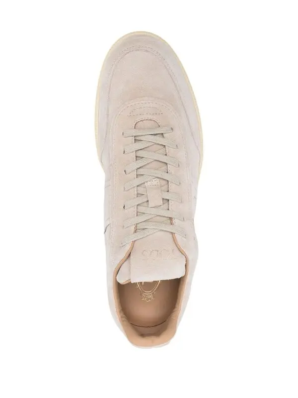 TOD'S Suede Low-top Sneakers - Neutrals