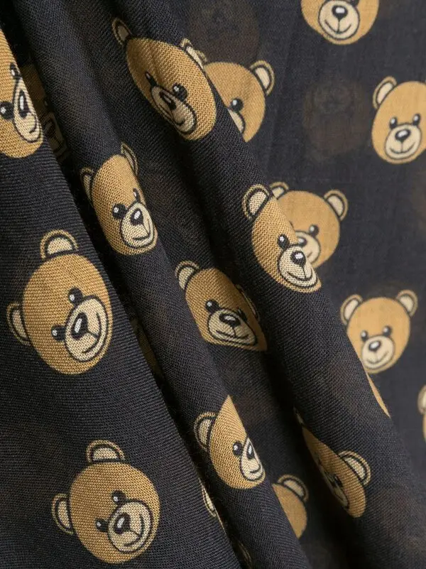 Moschino Teddy Bear-motif Scarf