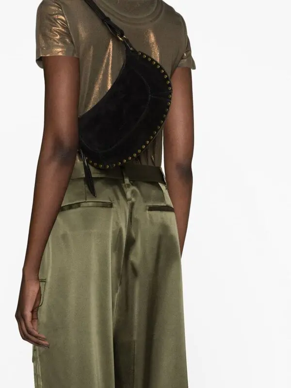 Isabel Marant Étoile Oskan Moon Shoulder Bag - Black