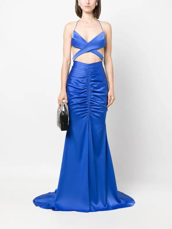 Alex Perry Draped Train Skirt