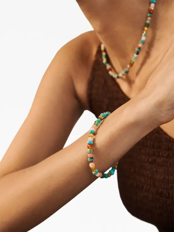 Monica Vinader Freedom Beaded Bracelet - Blue