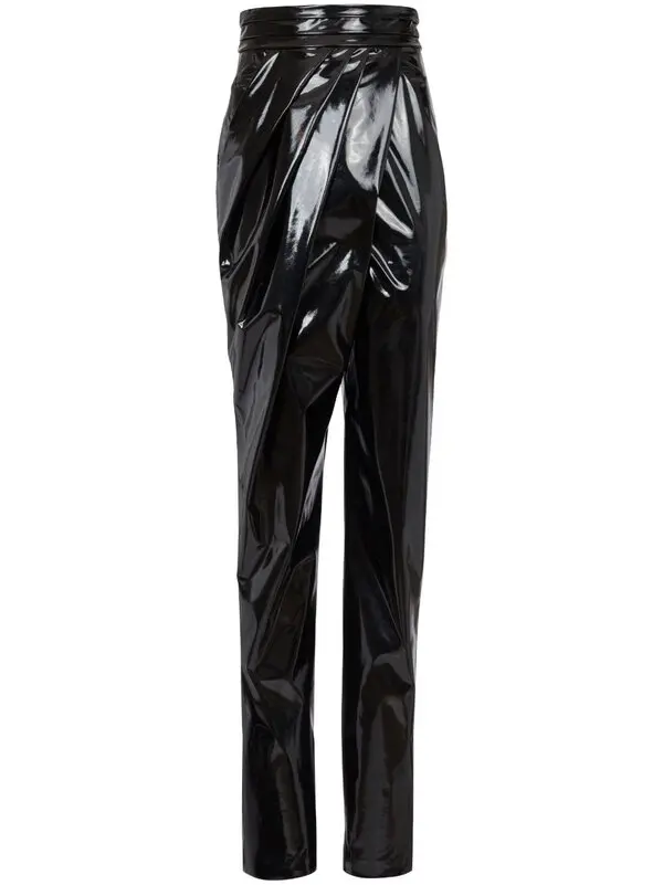 Balmain Asymmetric Draped Trousers
