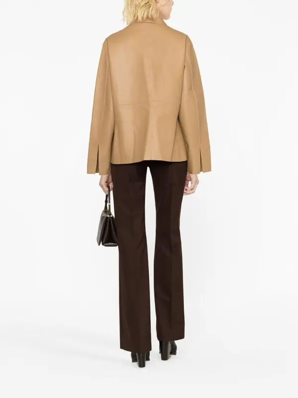 TOTEME Leather Jacket - Brown