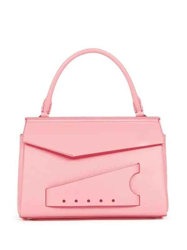 MAISON MARGIELA Snatched Leather Tote - Pink