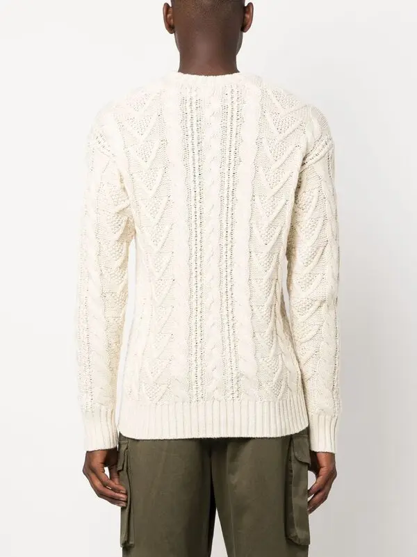 Polo Ralph Lauren Cable-knit Cotton-blend Jumper