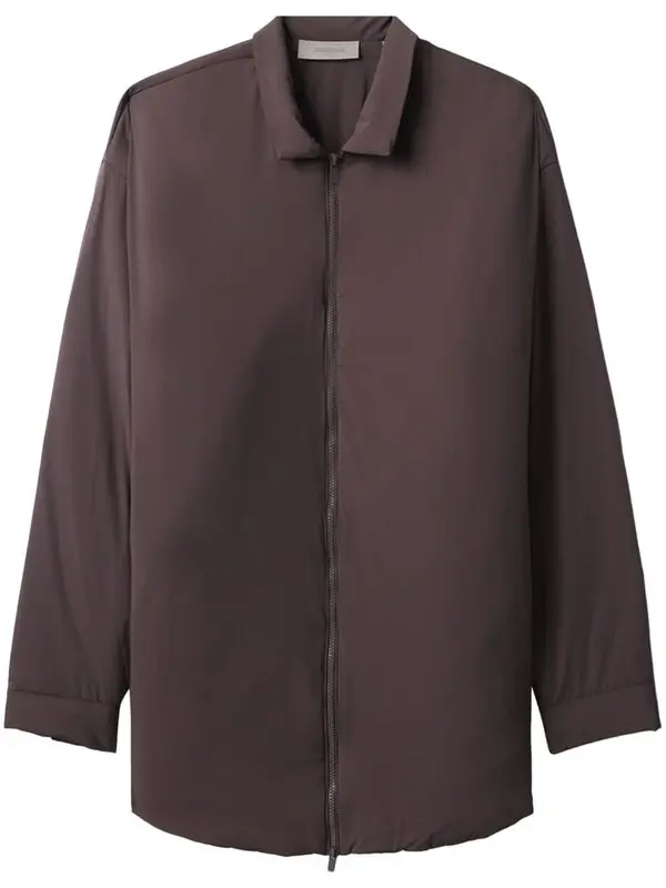Fear Of God Logo-embossed Zip-up Shirt Jacket