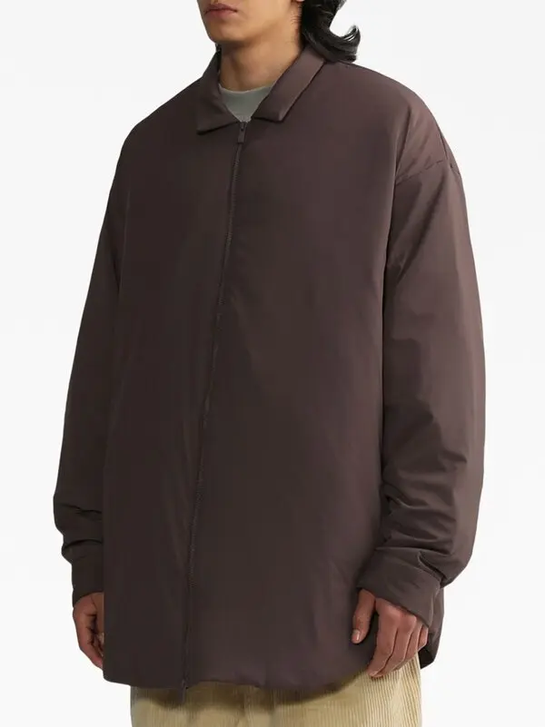 Fear Of God Logo-embossed Zip-up Shirt Jacket