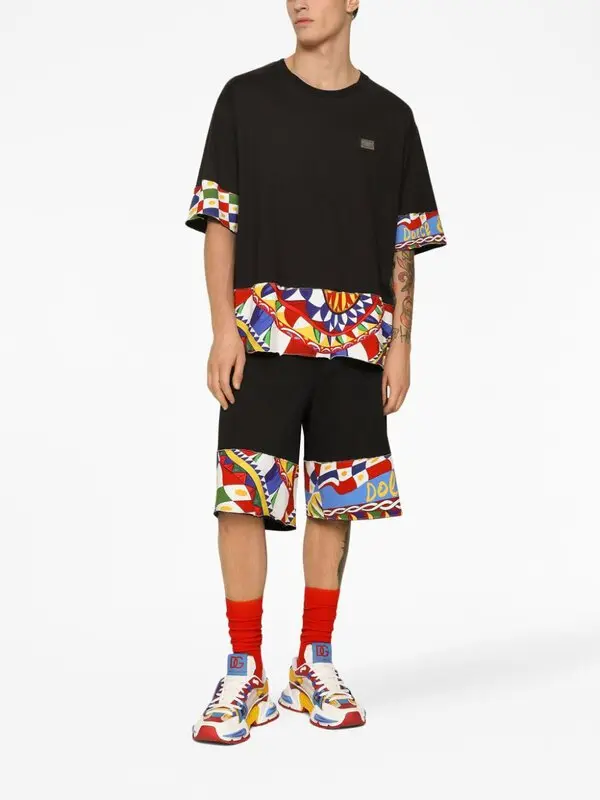 Dolce & Gabbana Abstract-pattern Bermuda Shorts