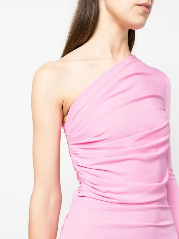Dsquared2 One-shoulder Ruched Minidress