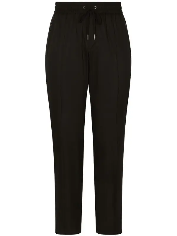 Dolce & Gabbana Logo-plaque Track Pants - Black