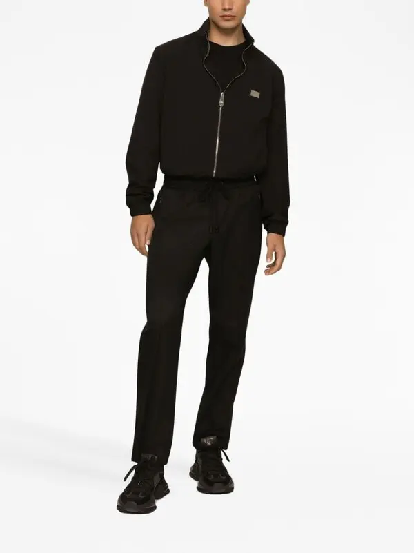 Dolce & Gabbana Logo-plaque Track Pants - Black