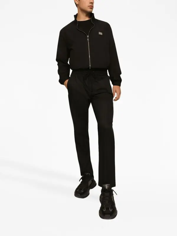 Dolce & Gabbana Logo-plaque Track Pants - Black