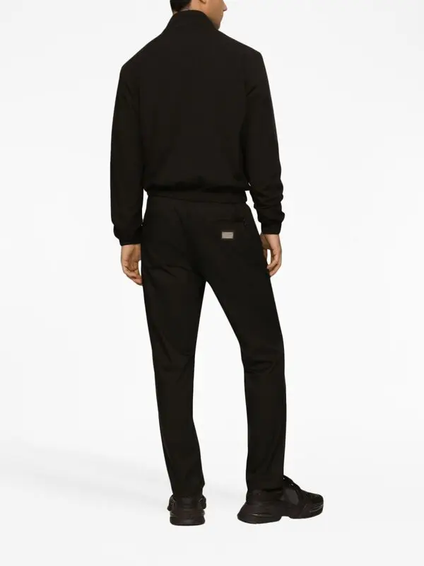 Dolce & Gabbana Logo-plaque Track Pants - Black