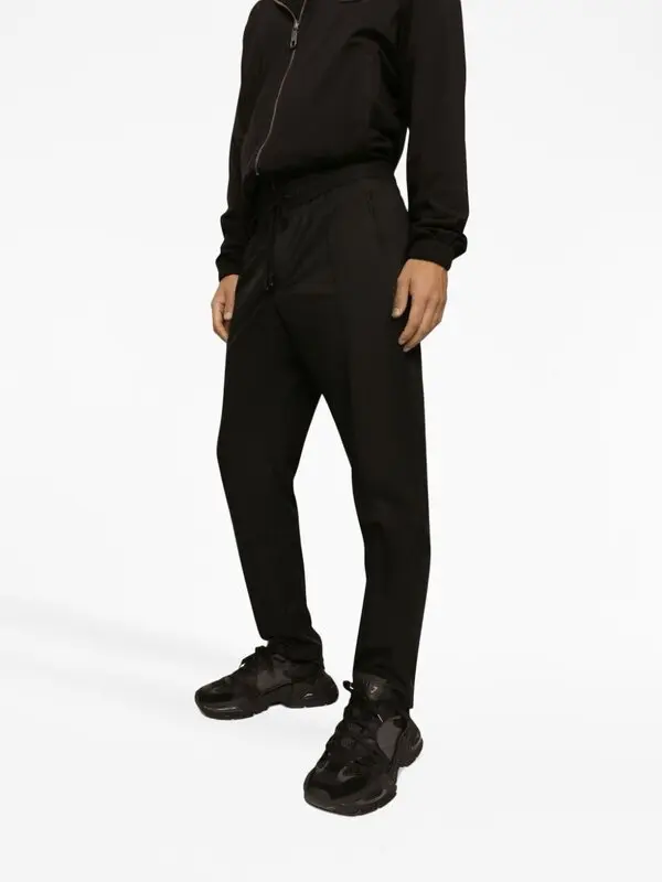 Dolce & Gabbana Logo-plaque Track Pants - Black