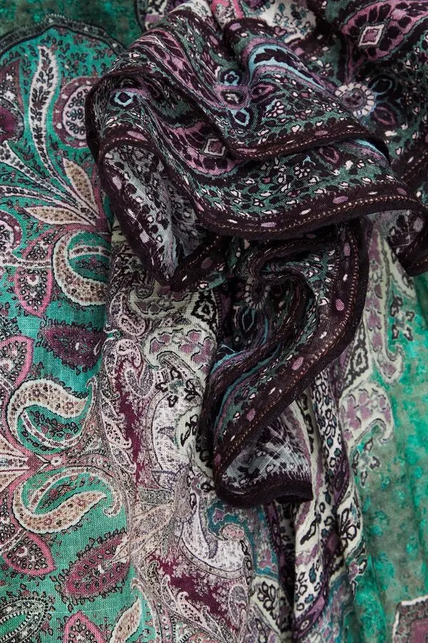 Zimmermann Paisley-Print Cotton-Gauze Mini Dress In Forest Green - 70% Off  | Editorialist