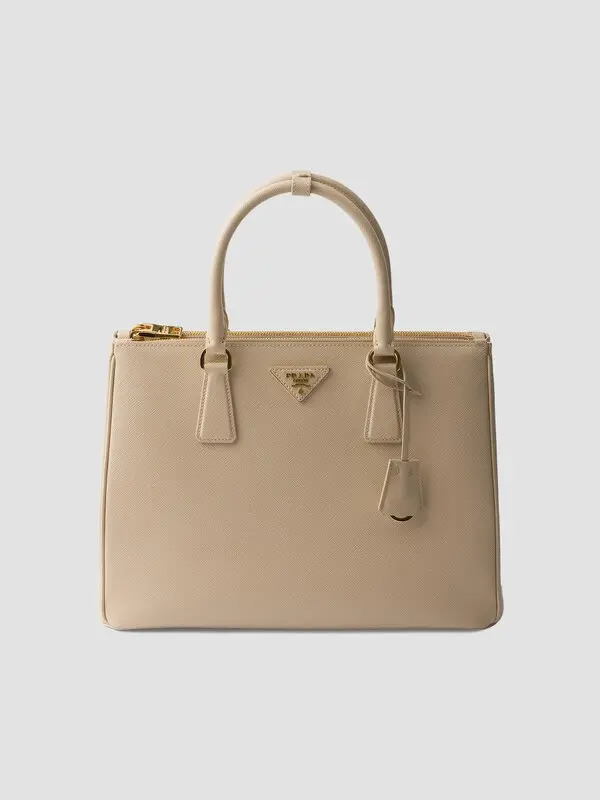 Prada Galleria Saffiano Leather Bag - Beige Khaki