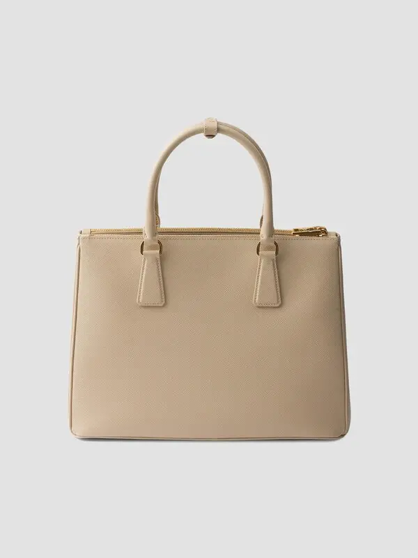 Prada Galleria Saffiano Leather Bag - Beige Khaki