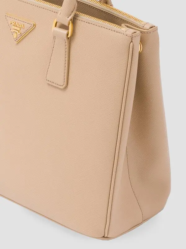 Prada Galleria Saffiano Leather Bag - Beige Khaki