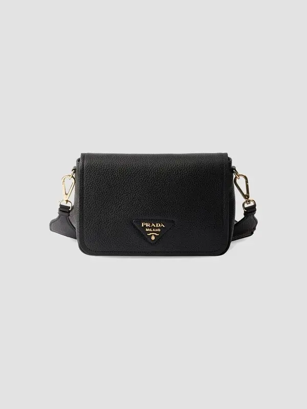 Prada Leather Shoulder Bag - Black