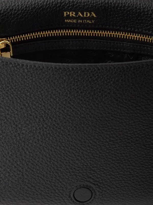 Prada Leather Shoulder Bag - Black