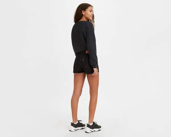 LEVI'S High Rise Denim Shorts