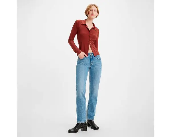 LEVI'S Middy Straight Leg Jeans
