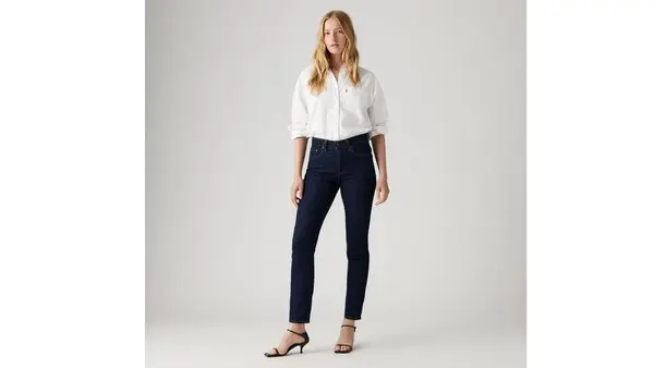 LEVI'S 724 High-rise Slim Straight Jeans - Cast Shadows