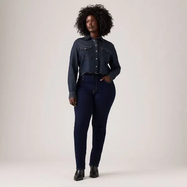 LEVI'S 724 High-rise Slim Straight Jeans - Cast Shadows