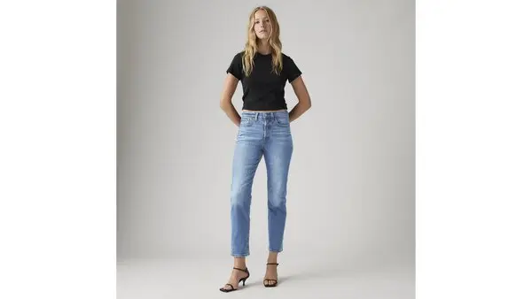 LEVI'S Wedgie Straight Ankle Jeans - Christina