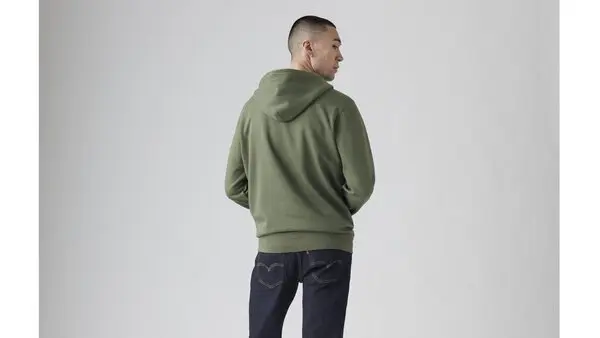 LEVI'S Zip-up Hoodie Sweatshirt - Thyme