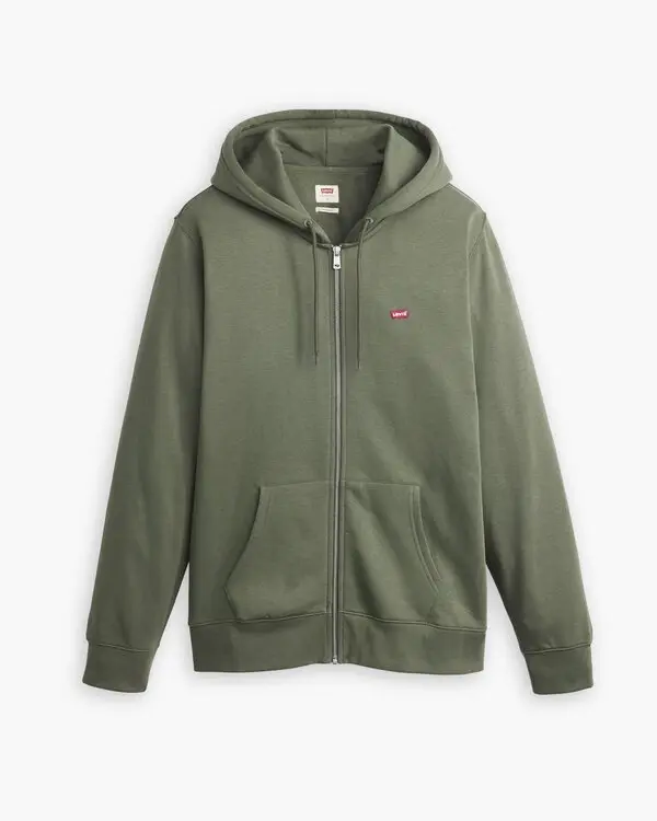 LEVI'S Zip-up Hoodie Sweatshirt - Thyme