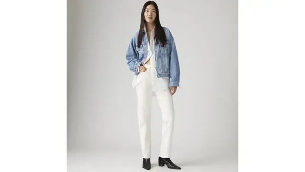 LEVI'S Wedgie Straight Ankle Jeans - In The Clouds