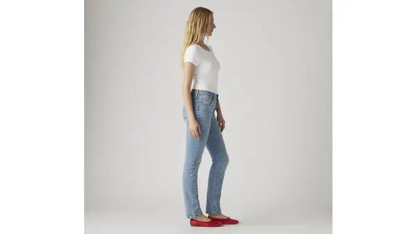 LEVI'S High Rise Slim Straight Jeans - Blue Wave