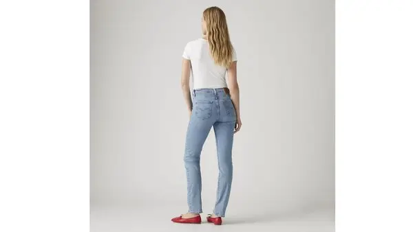LEVI'S High Rise Slim Straight Jeans - Blue Wave
