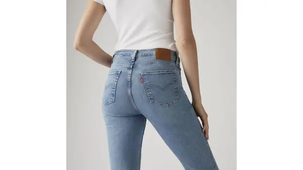 LEVI'S High Rise Slim Straight Jeans - Blue Wave